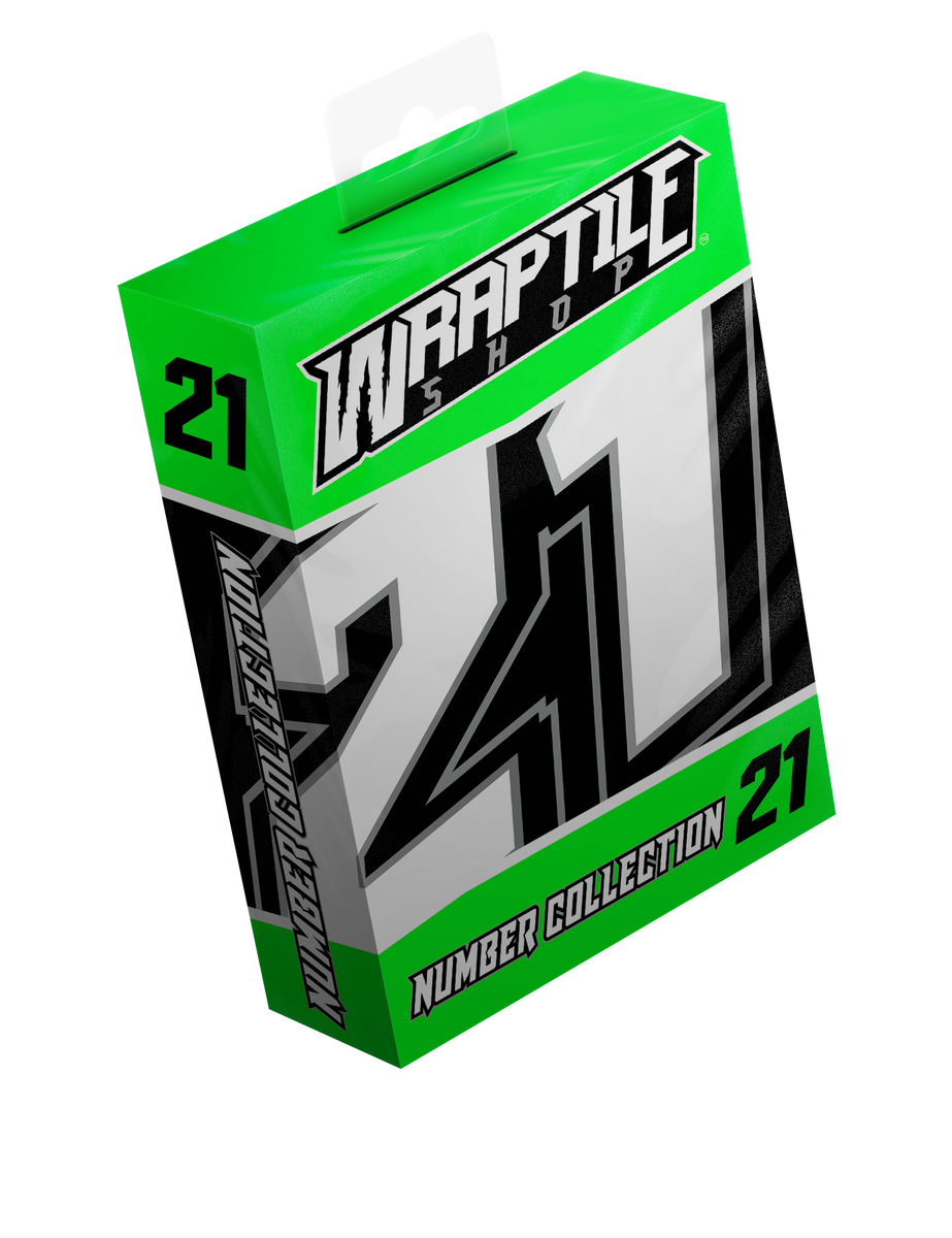 Racing Fonts Number Collection 20 – Wraptile Shop