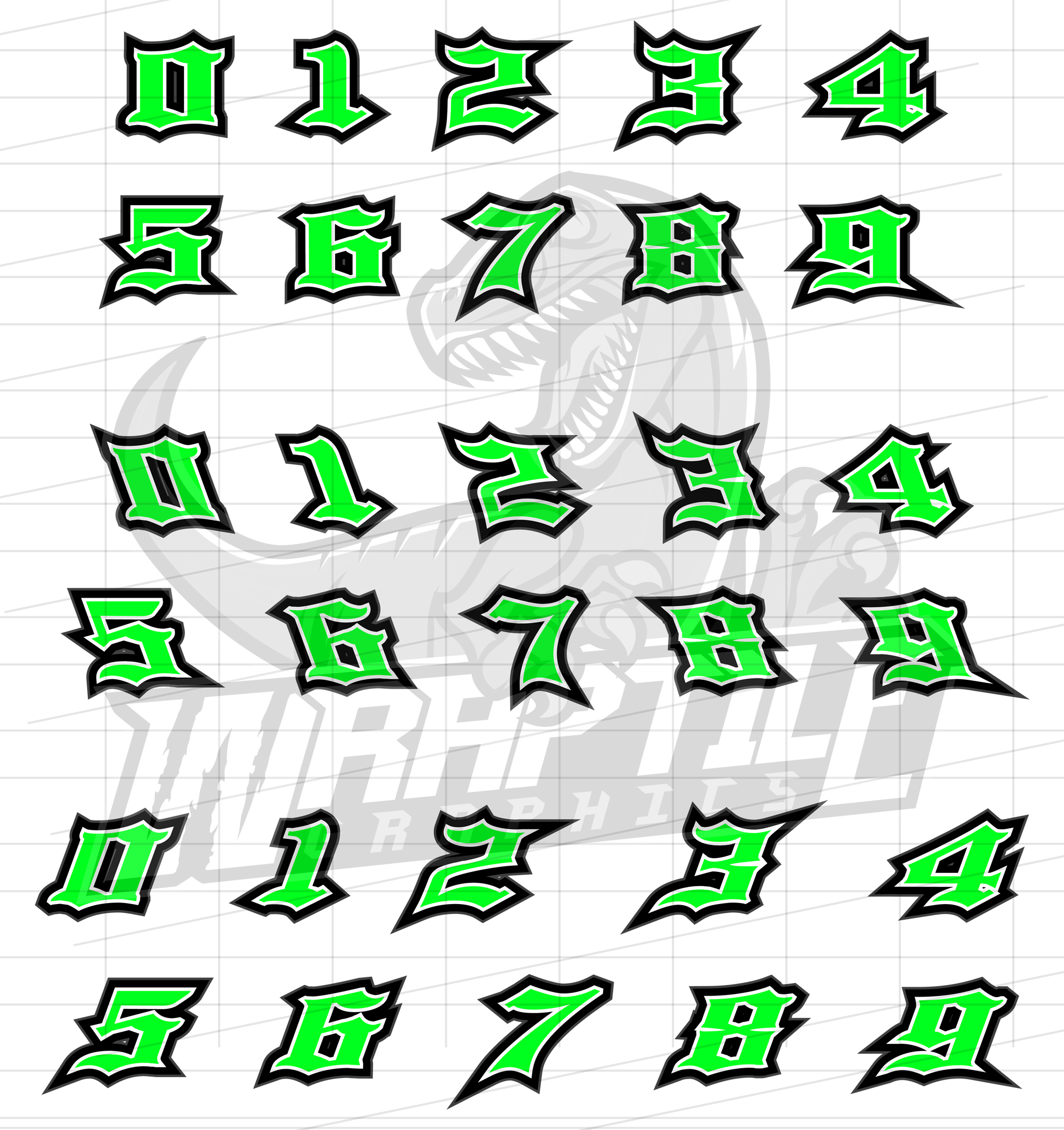 Number Collection 9 – Wraptile Shop