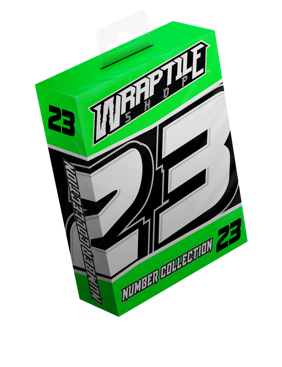 Racing Fonts Number Collection 23 – Wraptile Shop